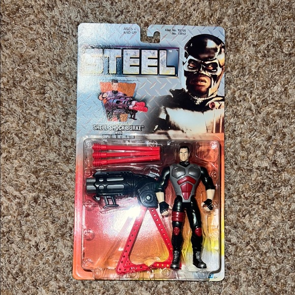 Toys | New 1997 Steel Shell Shock Burke W Triple Fire Roto Blaster ...